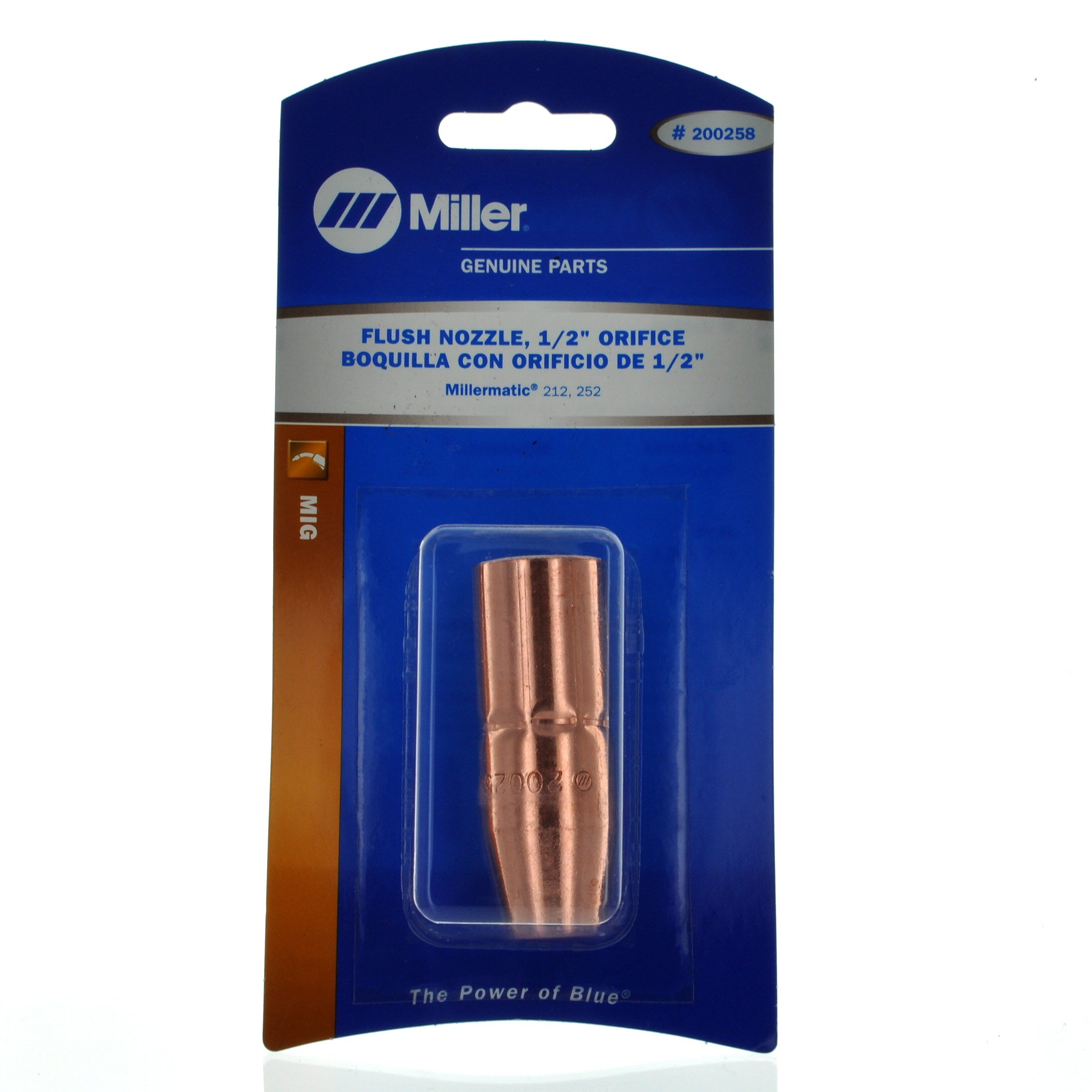 1/2" Flush Tip for Miller Hobart MIG Welding Guns