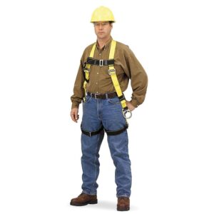 miller by honeywell full body harness, universal, 400 lb, ylw