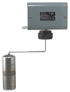 telemecanique sensors 9038cg32 closed tank mechanical alternator, side bushing mount, nema 1, left float position, 90-deg. float rod angle with 7" offset, contacts close on rise