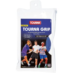 tourna grip original length dry feel tennis grip - 10 grip pack