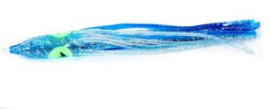 boone big game trolling skirt (pack of 5), blue silver belly, 4 1/4-inch