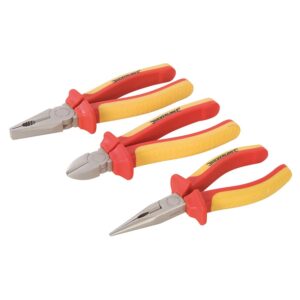 silverline vde expert pliers set 3pce (282501)