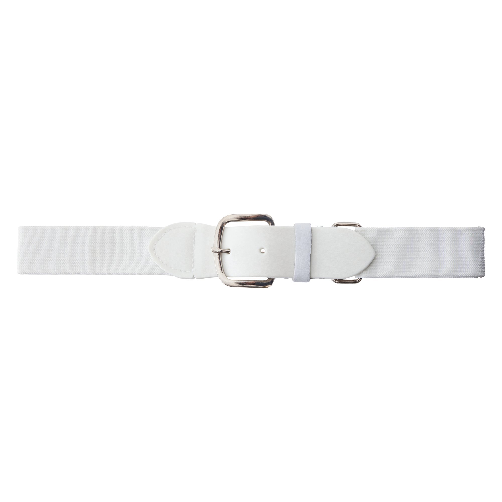 Champion Sports Baseball/Softball Uniform Belt - Comfort Stretch Fit Uniform Belt - Durable Syntex Tab - Youth: 18"-32" - White