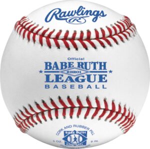 rawlings | babe ruth league baseballs | competition grade | rbro1 | youth/14u | 12 count