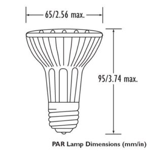 Philips 39W PAR20 Metal Halide Flood Bulb