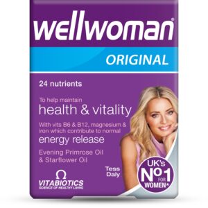 wellwoman vitabiotics advanced vitamin & mineral formula with evening primrose & starflower oils 30 capsules