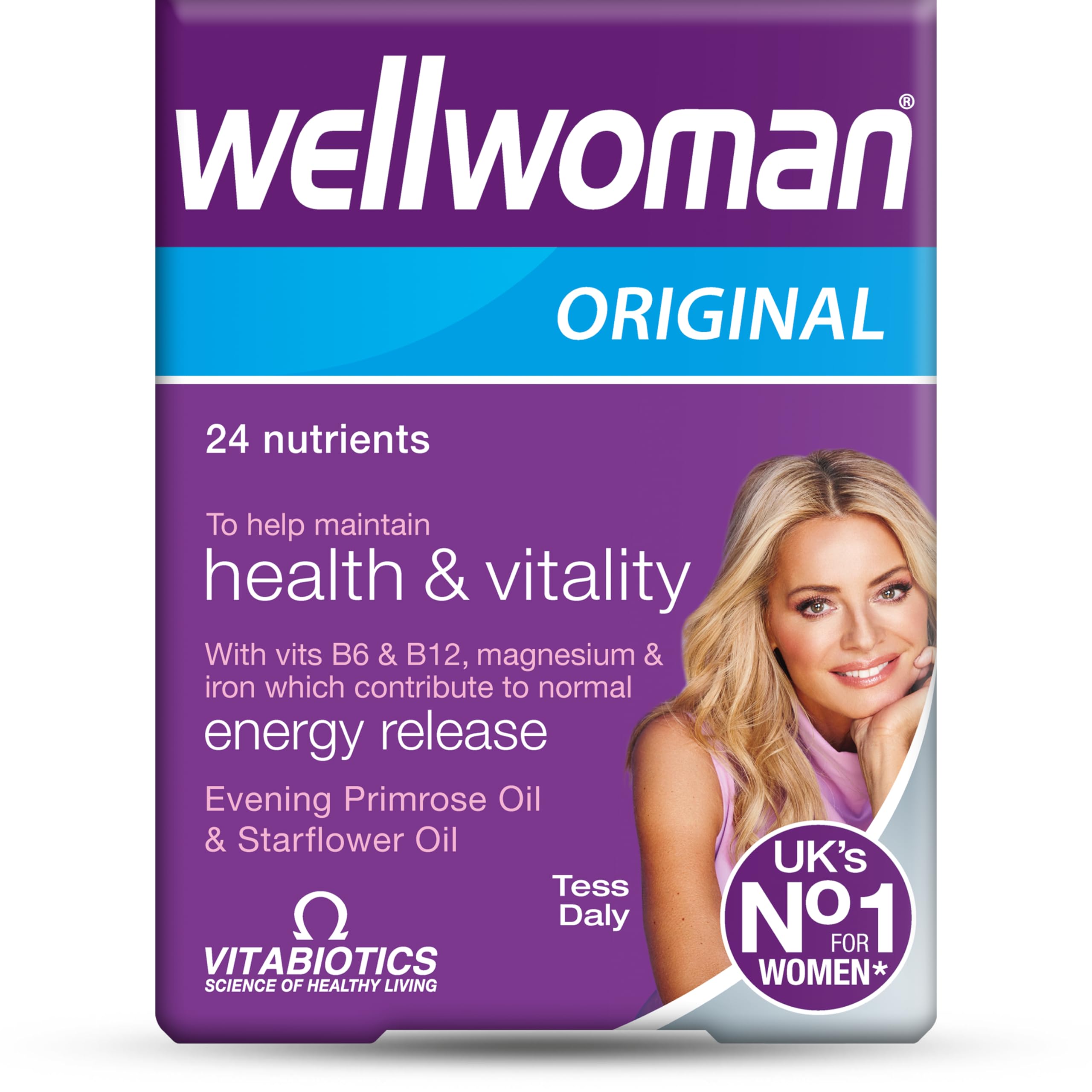 Wellwoman Vitabiotics Advanced Vitamin & Mineral Formula with Evening Primrose & Starflower Oils 30 Capsules