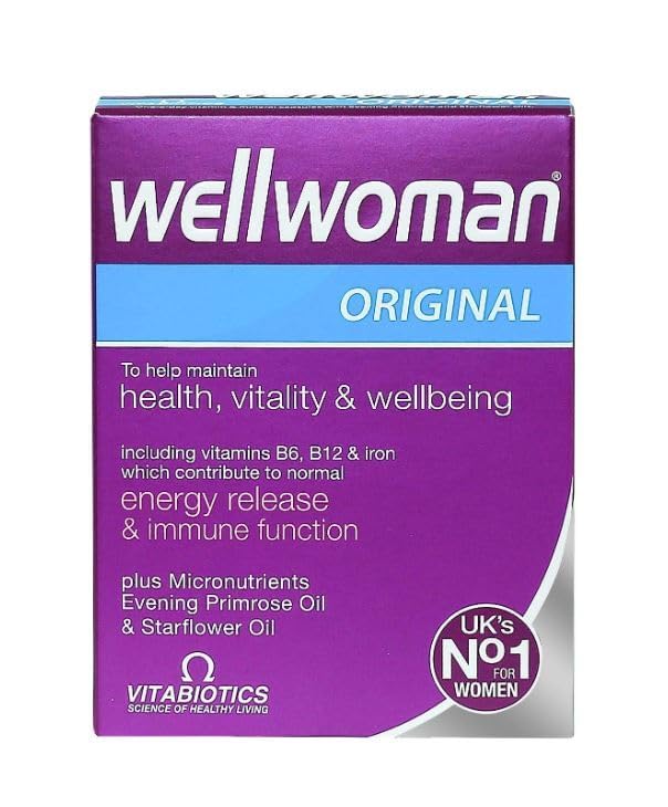 Wellwoman Vitabiotics Advanced Vitamin & Mineral Formula with Evening Primrose & Starflower Oils 30 Capsules