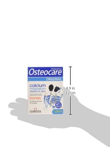 Vitabiotics Osteocare Calcium 800mg with Vitamin D3, Magnesium, and Zinc - Bone Health and Immunity Multivitamin Supplement for Men and Women - 90 Tablets