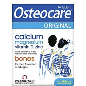 Vitabiotics Osteocare Calcium 800mg with Vitamin D3, Magnesium, and Zinc - Bone Health and Immunity Multivitamin Supplement for Men and Women - 90 Tablets