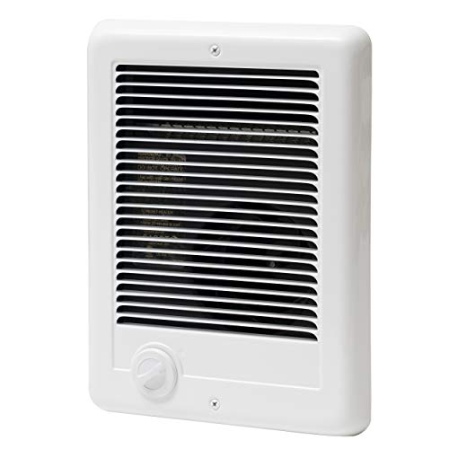 Cadet Com-Pak Electric Wall Heater Complete Unit with Thermostat (Model: CSC101TW, Part: 67508), 3412 BTU, 120 Volt, 1000 Watt, White