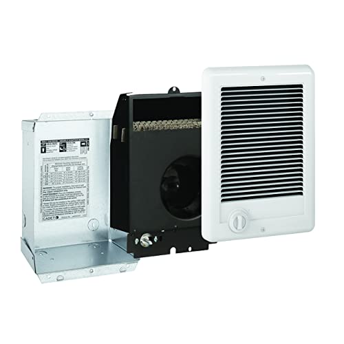 Cadet Com-Pak Electric Wall Heater Complete Unit with Thermostat (Model: CSC101TW, Part: 67508), 3412 BTU, 120 Volt, 1000 Watt, White