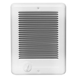 Cadet Com-Pak Electric Wall Heater Complete Unit with Thermostat (Model: CSC101TW, Part: 67508), 3412 BTU, 120 Volt, 1000 Watt, White