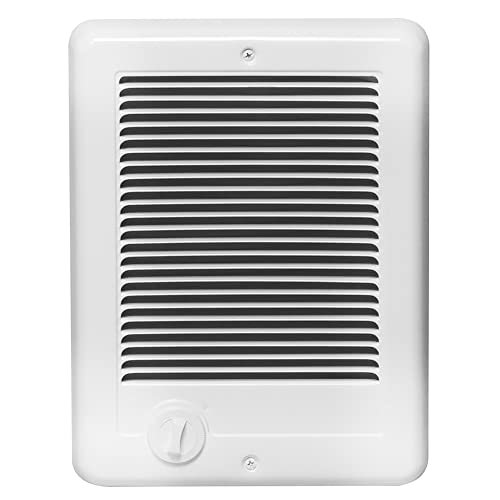 Cadet Com-Pak Electric Wall Heater Complete Unit with Thermostat (Model: CSC101TW, Part: 67508), 3412 BTU, 120 Volt, 1000 Watt, White