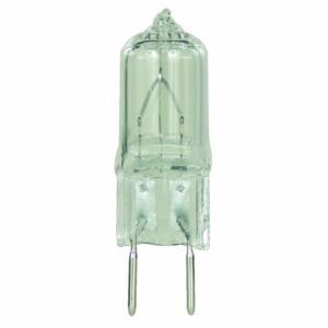 feit electric bpq75/8.6 75-watt t4 jcd halogen bulb with bi-pin base, clear, 3000k bright white