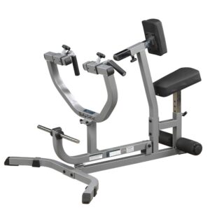 body-solid (gsrm40) adjustable seated row machine for lat and back workouts, commercial and home gym equipment