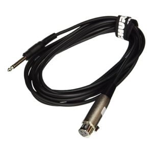 shure c15ahz 15-feet cable with 1/4-inch phone plug on equipment end