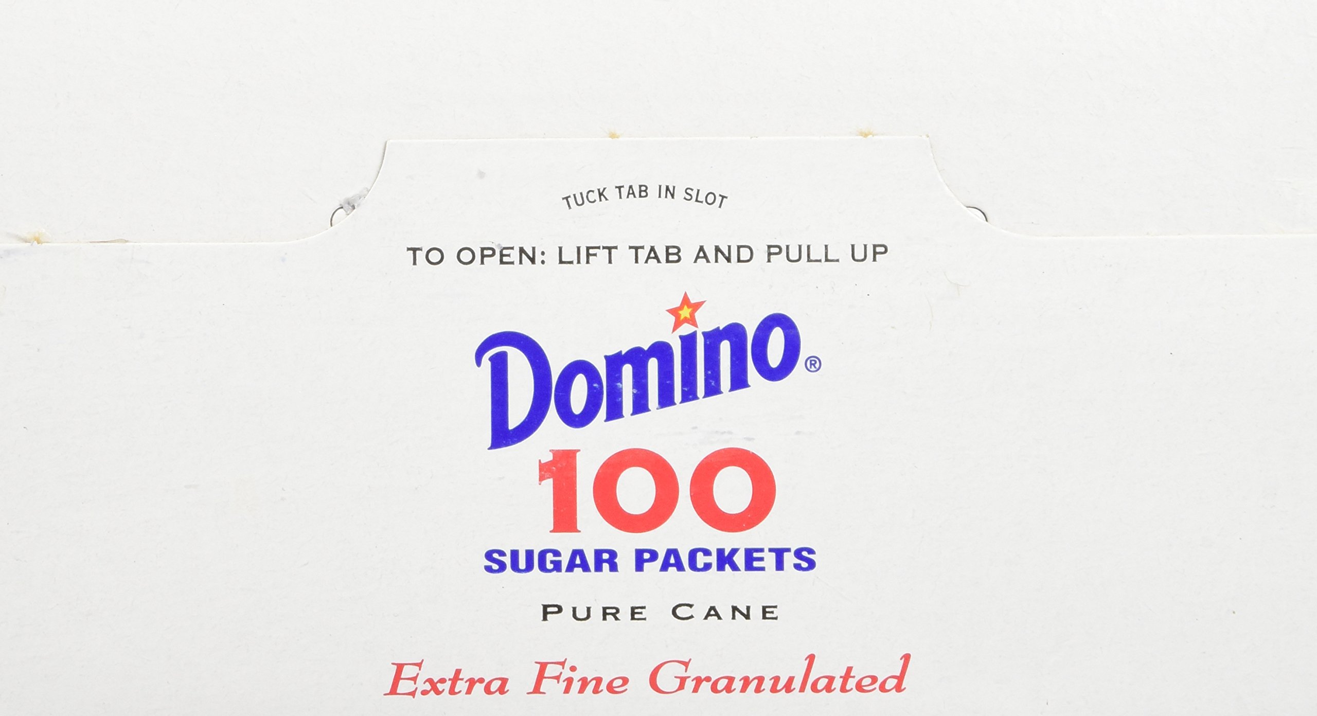 DOMINO SUGAR PACKETS - 100/ 3.54g Packs