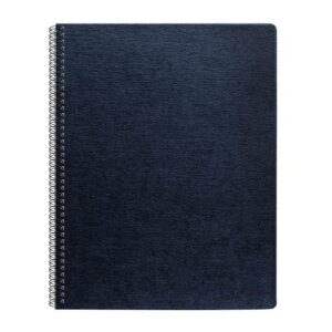 Fellowes Linen Presentation Covers, 11-1/4 Inch x 8-3/4 Inch, Navy, 200 per Pack (52113)