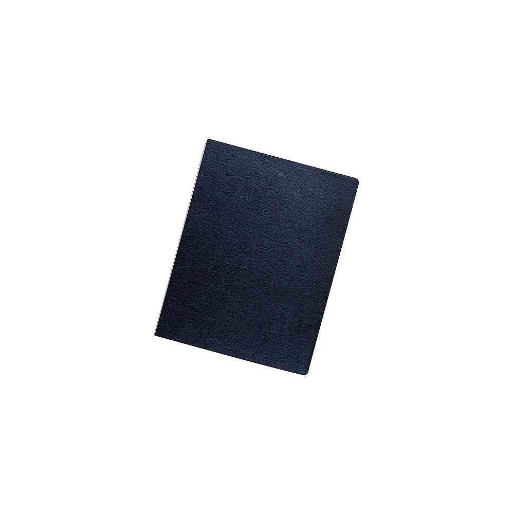 Fellowes Linen Presentation Covers, 11-1/4 Inch x 8-3/4 Inch, Navy, 200 per Pack (52113)