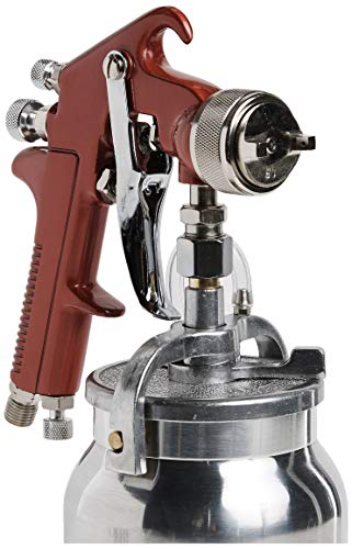 Astro Pneumatic Tool 4008 Spray Gun with Cup - Red Handle 1.8mm Nozzle