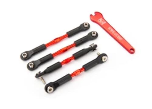 Traxxas 3741X Aluminum Turnbuckle Set for The Rustler and Stampede, 377-Pack