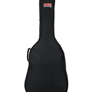 Gator Cases Foam Padded Gig Bag Fits Acoustic Guitars up to 38.5" Length (GBE-Mini-ACOU)