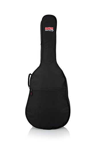 Gator Cases Foam Padded Gig Bag Fits Acoustic Guitars up to 38.5" Length (GBE-Mini-ACOU)