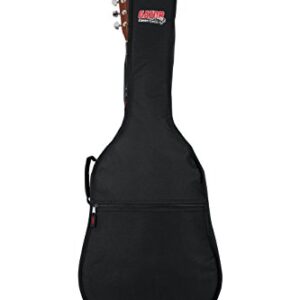 Gator Cases Foam Padded Gig Bag Fits Acoustic Guitars up to 38.5" Length (GBE-Mini-ACOU)