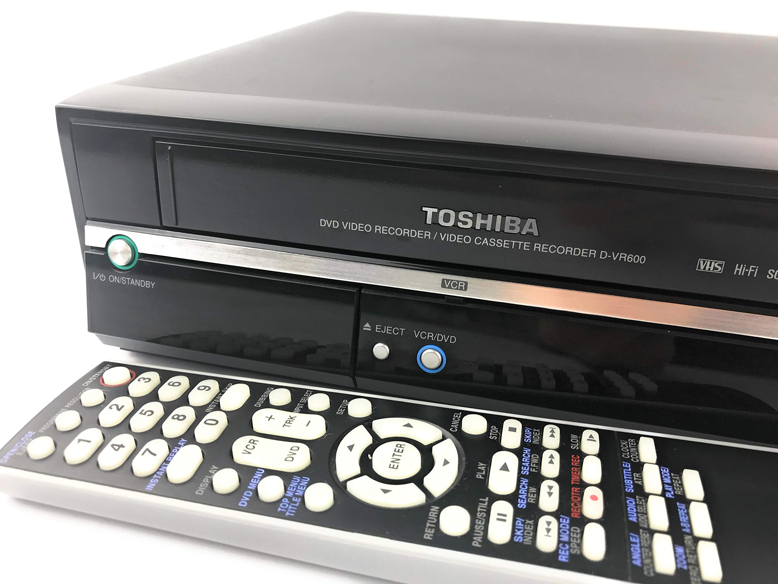 Toshiba D-VR600 Tunerless 1080i Up-Converting DivX Certified DVD Recorder VCR Combo,Black