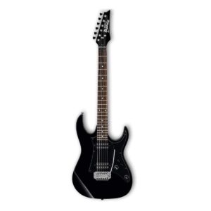 ibanez 6 string solid-body electric guitar, right handed, black (grx20zbkn)