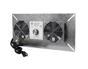 tjernlund v2d underaire crawlspace ventilator fan moisture mold reducing,220 cfm,silver