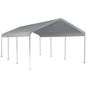 shelterlogic 12' x 20' supermax heavy duty steel frame quick and easy set-up canopy