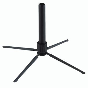 k&m - konig & meyer 15232.000.55 - flute 4-leg stand - professional grade for all musicians - lightweight & compact - suitable for bass, bohm & cross flutes - stable secure base - german made - black