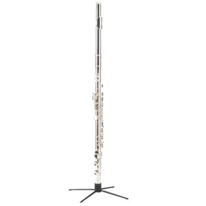 K&M - Konig & Meyer 15232.000.55 - Flute 4-Leg Stand - Professional Grade for all Musicians - Lightweight & Compact - Suitable for Bass, Bohm & Cross Flutes - Stable Secure Base - German Made - Black