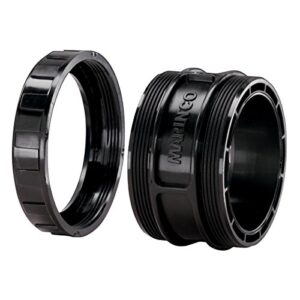 Marinco 110R Sealing Collar with Threaded Ring for 20 and 30 Amp Systems, Black, 30A Sealing Collar & Threaded Ring