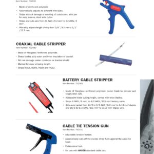 ANCOR MARINE GRADE 702030 Electrical Automatic Wire Stripper