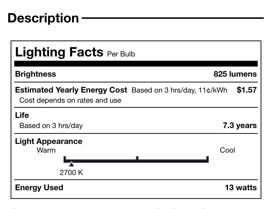 GE 13-Watt Energy Smart Fluorescent Light Bulbs, 8 Pack, 60 Watt Replacement