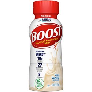 boost original balanced nutritional drink, very vanilla, 8 fl oz (pack of 6)