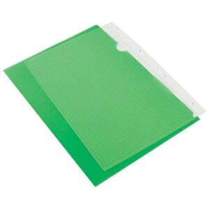 q connect a4 cut flush folder - green (pack of 100)