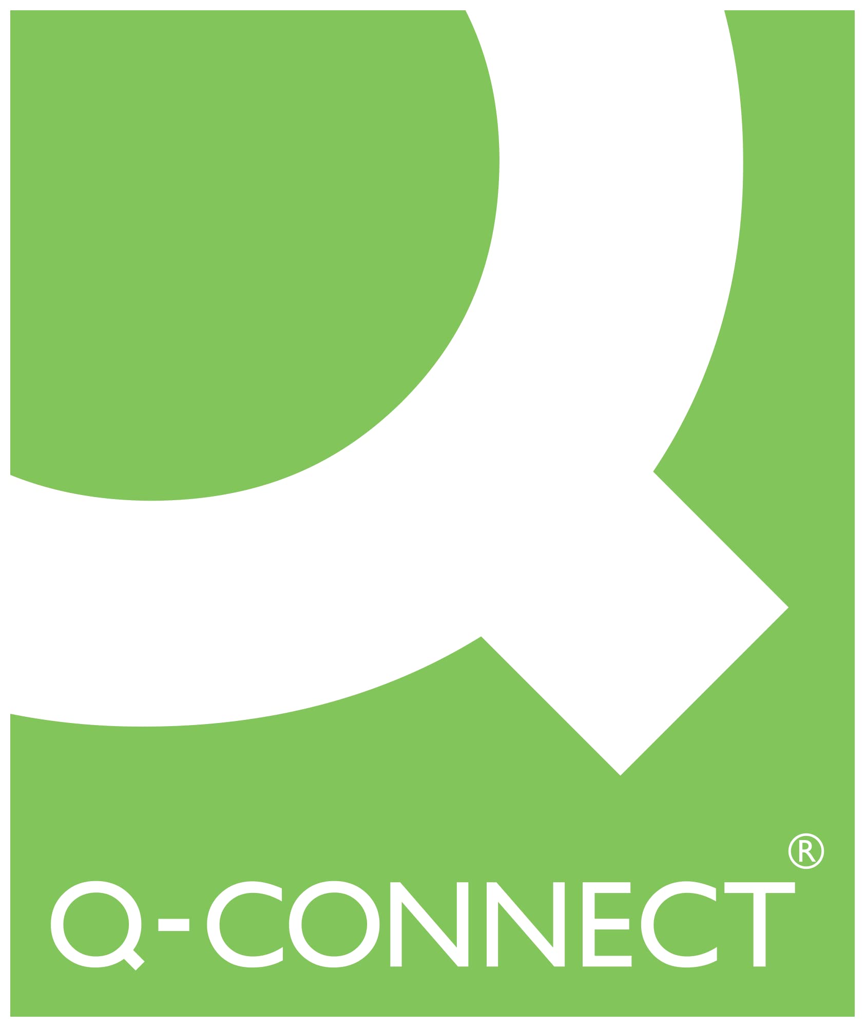 Q Connect A4 Cut Flush Folder - Green (Pack of 100)