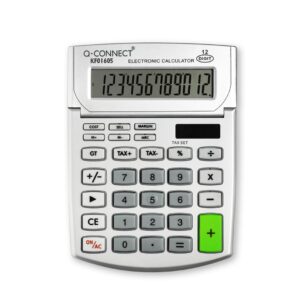 Q Connect 12-Digit Semi-Desktop Calculator