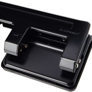 Q-Connect 4 Hole Punch Black 16 Sheet KF01238