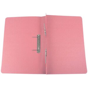 q-connect transfer file 35mm capacity foolscap pink (pack of 25) kf26058