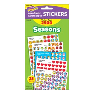 TREND enterprises, Inc. Seasons superSpots/superShapes VarPk, 2500 ct