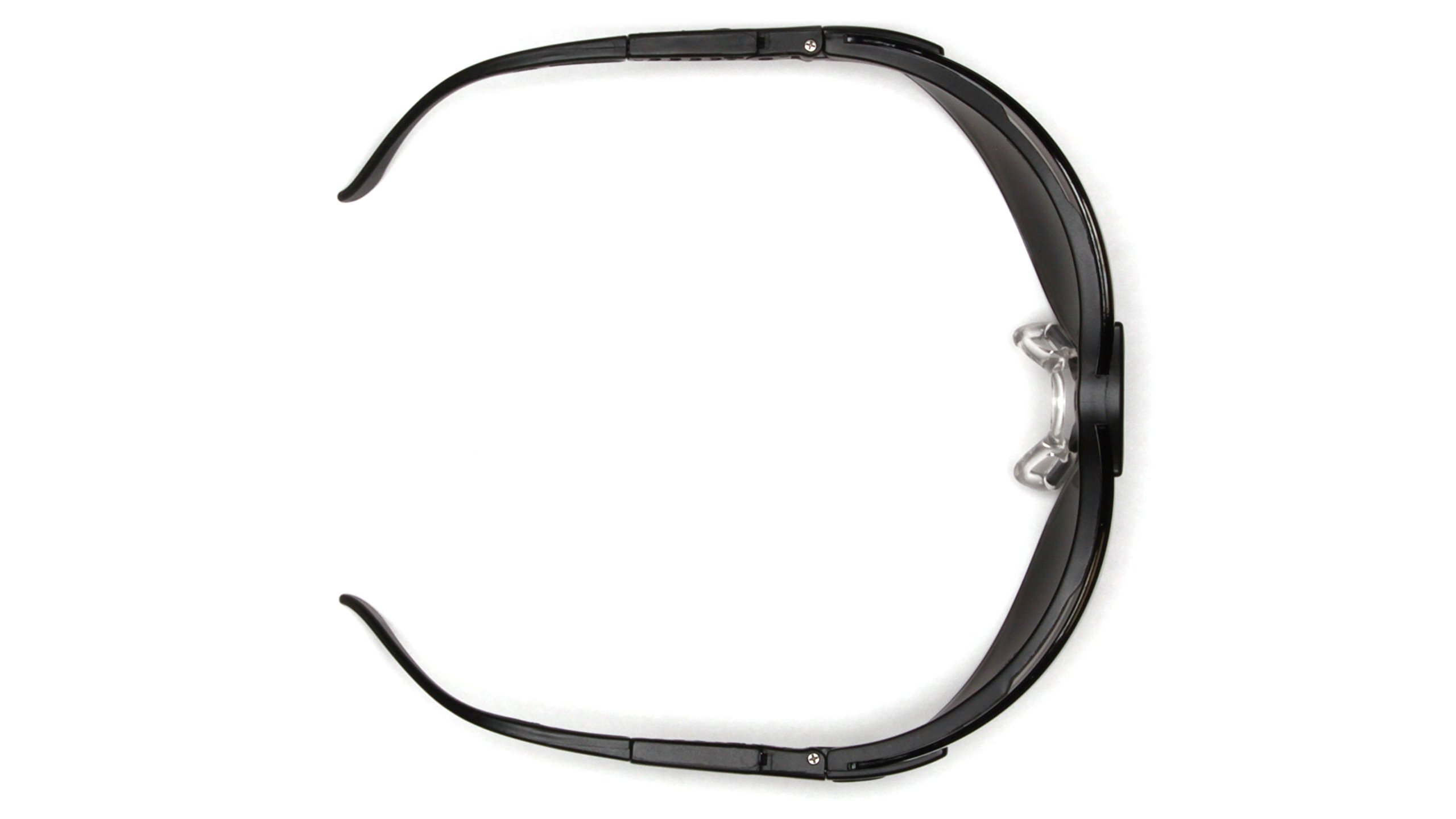 Pyramex Rendezvous Safety Eyewear Silver Mirror Lens Black Frame