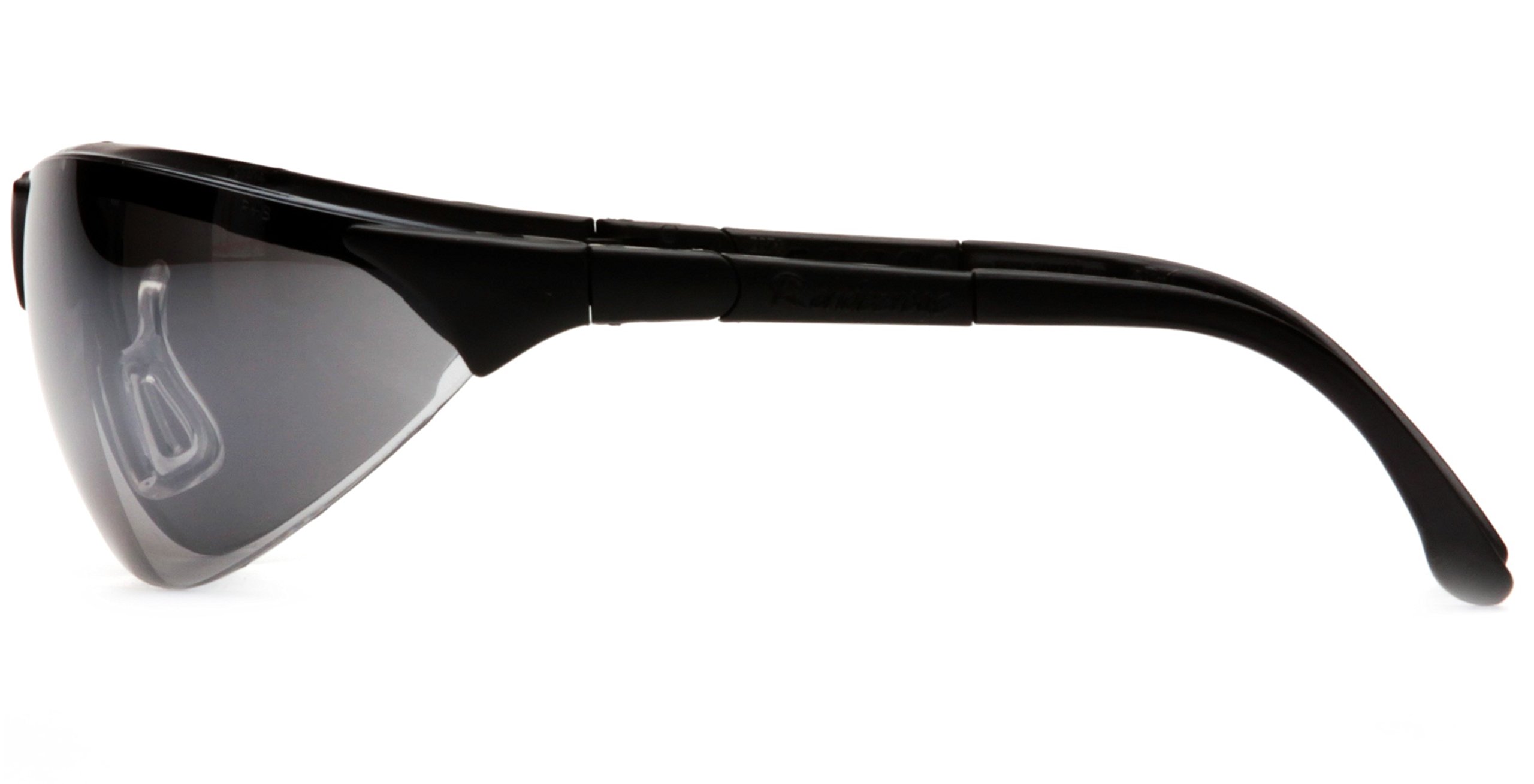 Pyramex Rendezvous Safety Eyewear Silver Mirror Lens Black Frame