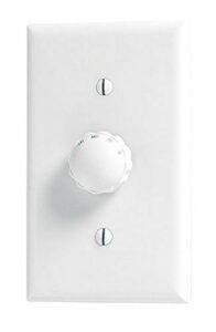 hunter fan company, 27180, three-speed stepped wall control white