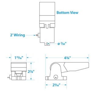 Seachoice Universal Series Automatic Marine Bilge Pump Float Switch For 6-36V