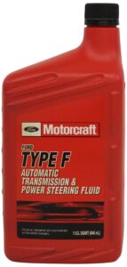 ford genuine fluid xt-1-qf type-f automatic transmission and power steering fluid - 1 quart